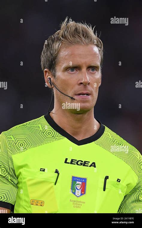 Referee Daniele Chiffi During The Serie A Match Between As Roma And