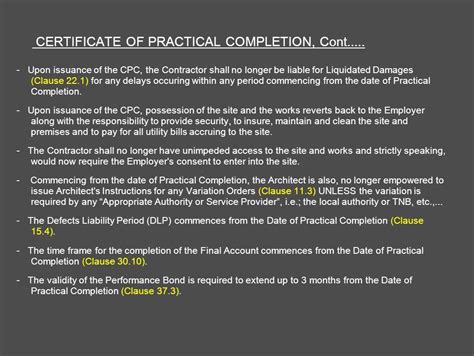 Architects Certification Under The Pam Contract 2006 Within Practical Completion Certificate
