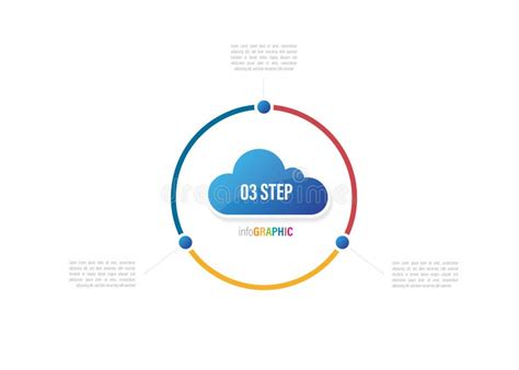 Cloud Computing Infographics Vector Circle Pie Chart With 3 To 10