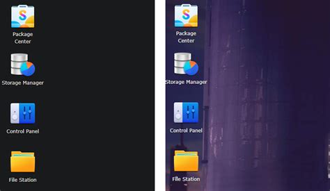 Broken Website Dark Mode At Synology Dsm Dashboard Removes The