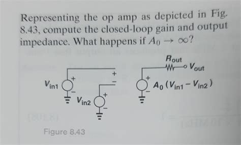 Solved A Noninverting Amplifier Employs An Op With Chegg