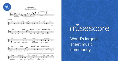Miserere Psalm 51 Bukas Palad Music Ministry Solo Version Sheet