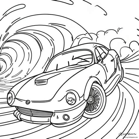 Dynamic Forces In Motion Coloring Page