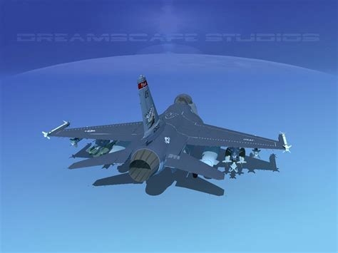 제너럴 다이내믹스 F 16a 팔콘 V16 3d 모델 99 3ds Unknown Dae Dwg Dxf Lwo Max Obj Free3d