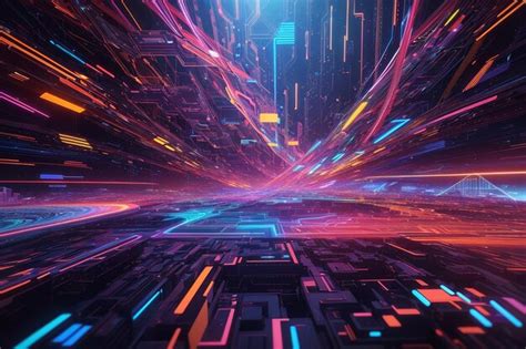 Premium Photo Unveiling The Artistry Of Futuristic Data Technology