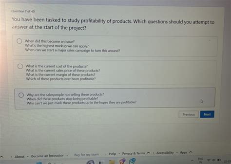 Question 7 Of 40 You Have Been Tasked To StudyX
