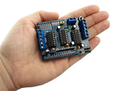 Motor Shield Arduino L293D Driver Ponte H Usinainfo