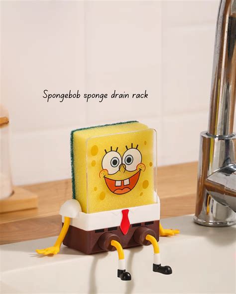 Spongebob Sponge Drain Rack Homehato Hato Workshop