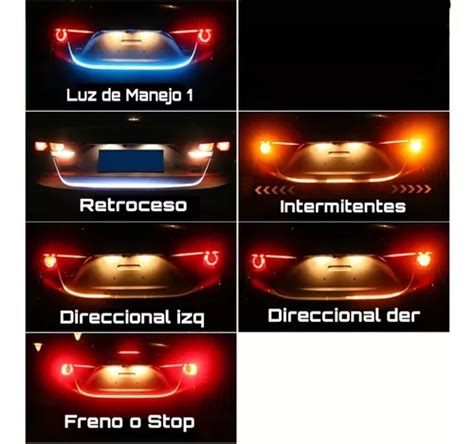 Tira Led Maletero Cajuela Luces Led Deportiva Auto Carro Meses Sin