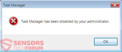 Fix Task Manager Has Been Disabled By Your Administrator Error