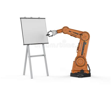 Robot Drawing Canvas Stock Illustrations 368 Robot Drawing Canvas