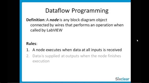 Vi High 48 How To Use The Error Cluster To Control Execution Order