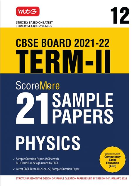 Class 12 10 Years Cbse Champion Chapterwise Topicwise Physics Mtg