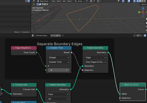 Geonode Get Convex Hull Of Plane Modeling Blender Artists Community