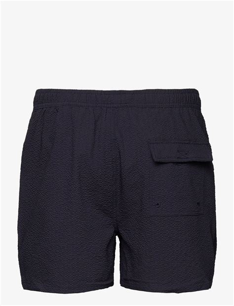 Les Deux Stan Seersucker Swim Shorts