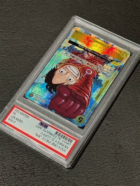 Yahooオークション Psa 10 ワンピースカード モンキー・d・ルフィ
