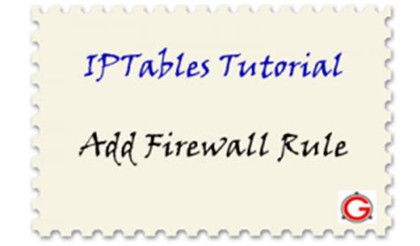 Linux IPTables How To Add Firewall Rules With Allow SSH Example