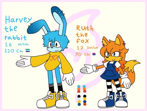 [old] Sonic Oc Ref Harvey And Ruth By Flameheart87 On Deviantart