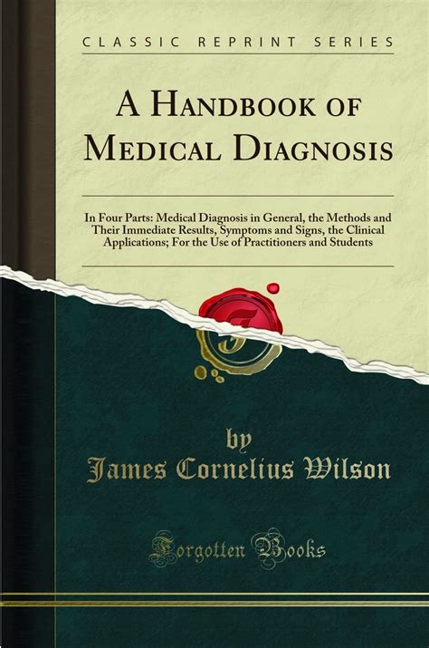 Buy A Handbook Of Medical Diagnosis In Four Parts Medical Diagnosis