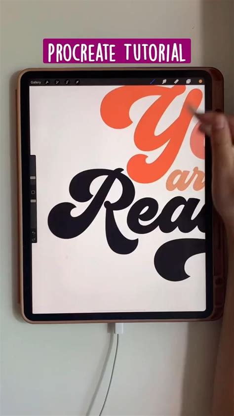 procreate tutorial vintage retro font bundles best seller font