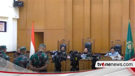 Tiga Anggota TNI Terdakwa Pembunuh Imam Masykur Divonis Penjara Seumur