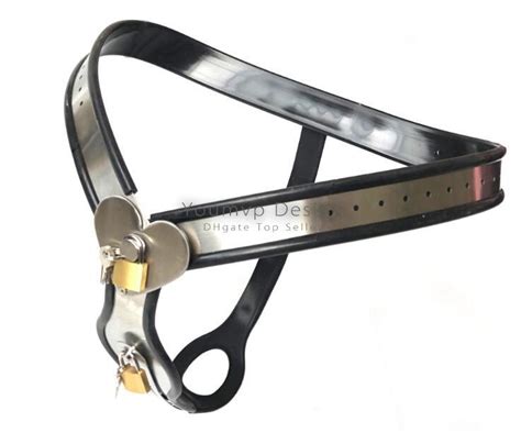 Female Chastity Belt Love Shape Y Type Stainless Steel Device Bdsm Bondage Anal Plug Vagina Plug