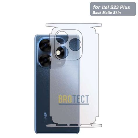 Itel S23 Plus Back Protector Matte 360 Complete Full Sides Skin Vinyl