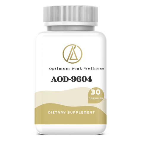 Aod 9604 Optimum Peak Wellness