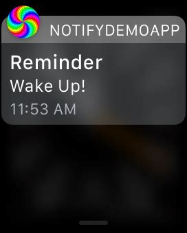 A Watchos Watchkit Notification Tutorial Techotopia