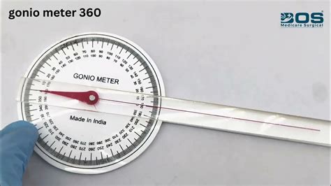 Bos Medicare Surgical Goniometer 360 Youtube