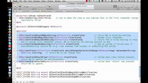 Iphoneipad Tutorial And Lesson 10delegates Youtube