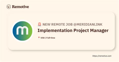 [hiring] Implementation Project Manager Meridianlink