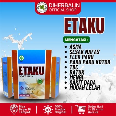 Jual Susu Kambing Etawa Bubuk Atasi Asma Sesak Nafas Sakit Dada Nyeri
