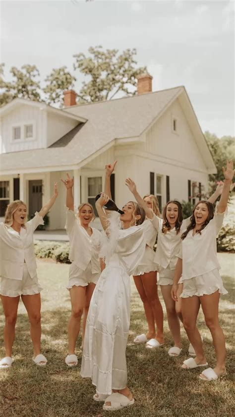 Bridesmaids Getting Ready Champagne Popping Picture Artofit