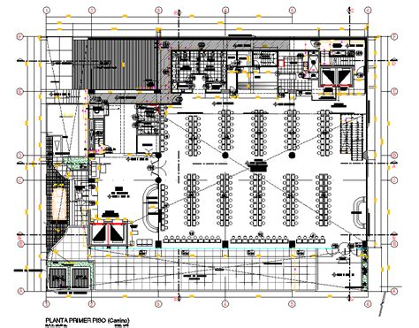 Hotel Building Structure Detail Plan Elevation And Section 2d View Layout Dwg File Artofit