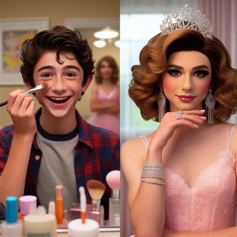 Mtf Makeovers On A Sitcom Before And After By Femininefantasy7 On