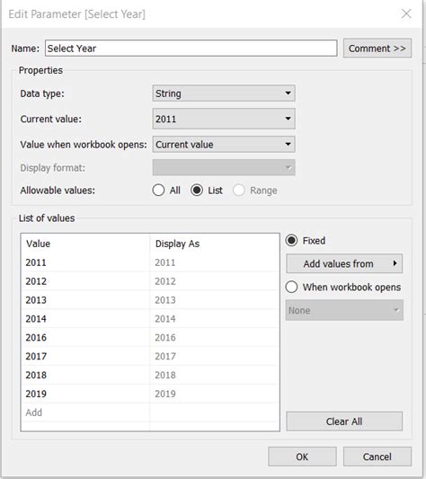 describe problems that can be solved using parameters in tableau