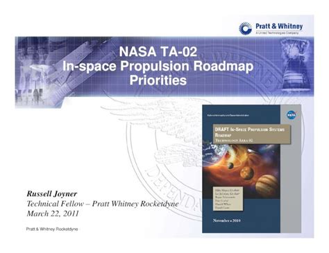 PDF NASA TANASA TA In Space Propulsion Roadmap Prioritiessites Nationalacademies Org Cs