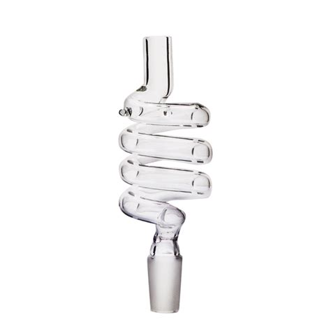 14mm Male Corkscrew Glass Water Pipe Bong Adapter Wpa For Dynavap Tips