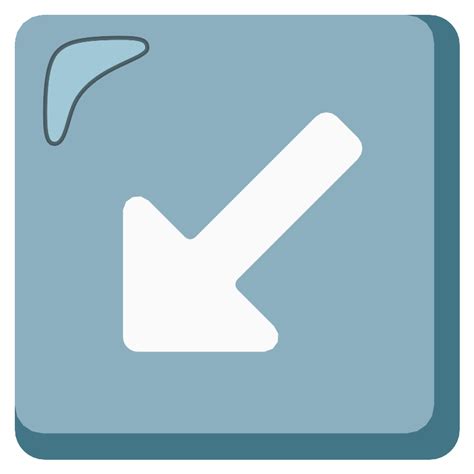 Down Left Arrow Vector Svg Icon Svg Repo