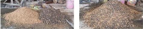 Preparation Of The Blended Coarse Aggregate Used For Each Mix