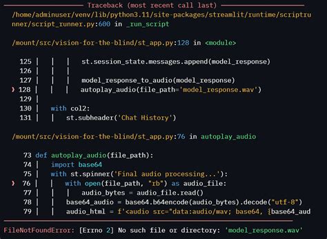 Unable To Use Pyttsx3 Library For A Text To Speech When Using The