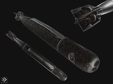 Torpedo 3d Model Cgtrader
