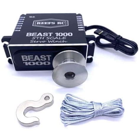 Reefs RC Beast 1000 1/5 Servo Winch w/Winch Spool Kit - from category ...