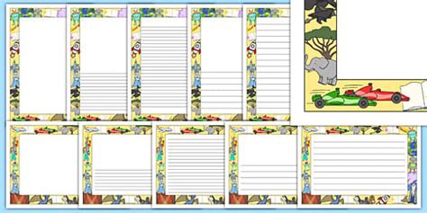 Generic Story Page Borders Hecho Por Educadores Twinkl