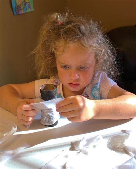 Mummy Halloween Craft Raising Hooks