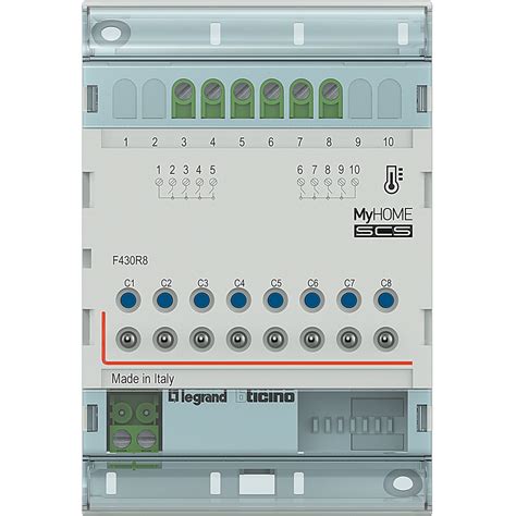 Myhome Temperature Control Din Rail Actuator With 8 Relays Simkiss