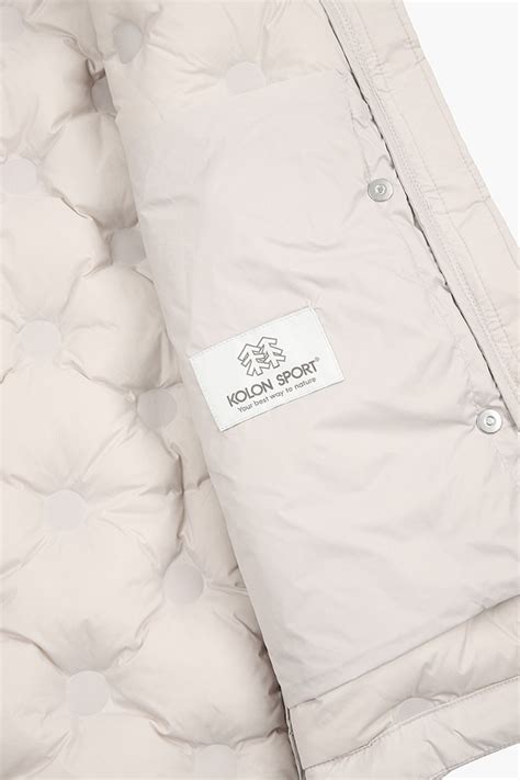 여성 고주파 원형 퀼팅 다운 Kolon Sport