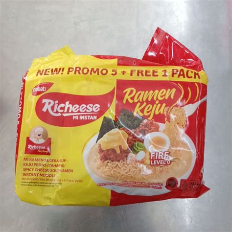 Richeese Mi Instant Noodles Ramen Mi Goreng Pcs Pcs Nabati Shopee Malaysia