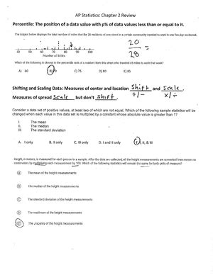 Chapter 4 Review KEY AP Statistics Chapter 4 Review The Entire Group